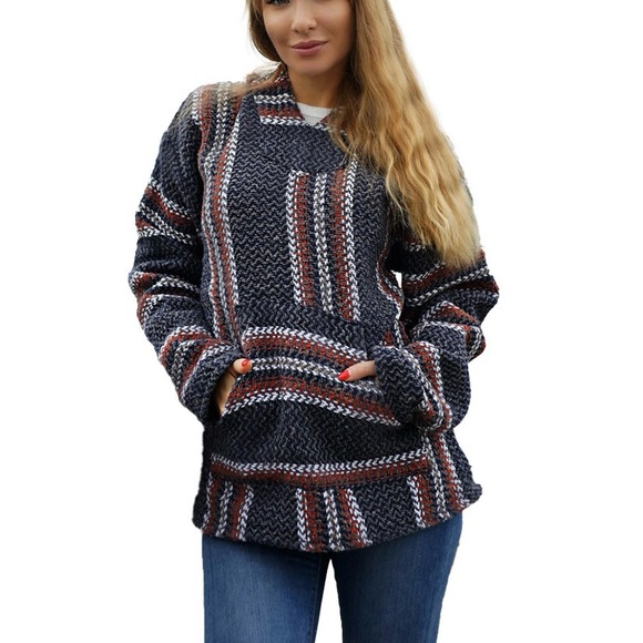 PacSun | Tops | Vintage Sdc Authentic Baja Drug Rug Hoodie Jacket Xl ...